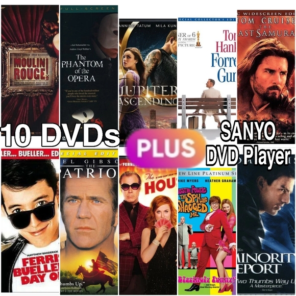 Media | 1 Dvds Plus Dvd Player | Poshmark